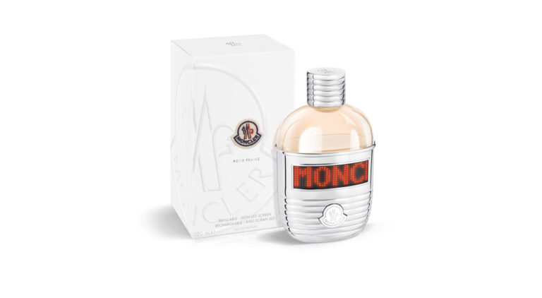 The bottles for Moncler’s first-ever fragrances have LED screens that ...