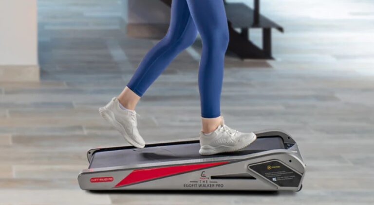 The Egofit Walker Pro is a mini treadmill designed to fit into your ...
