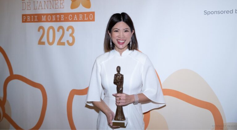 Singapore’s tech entrepreneur Leanne Robers wins the prestigious Monte ...