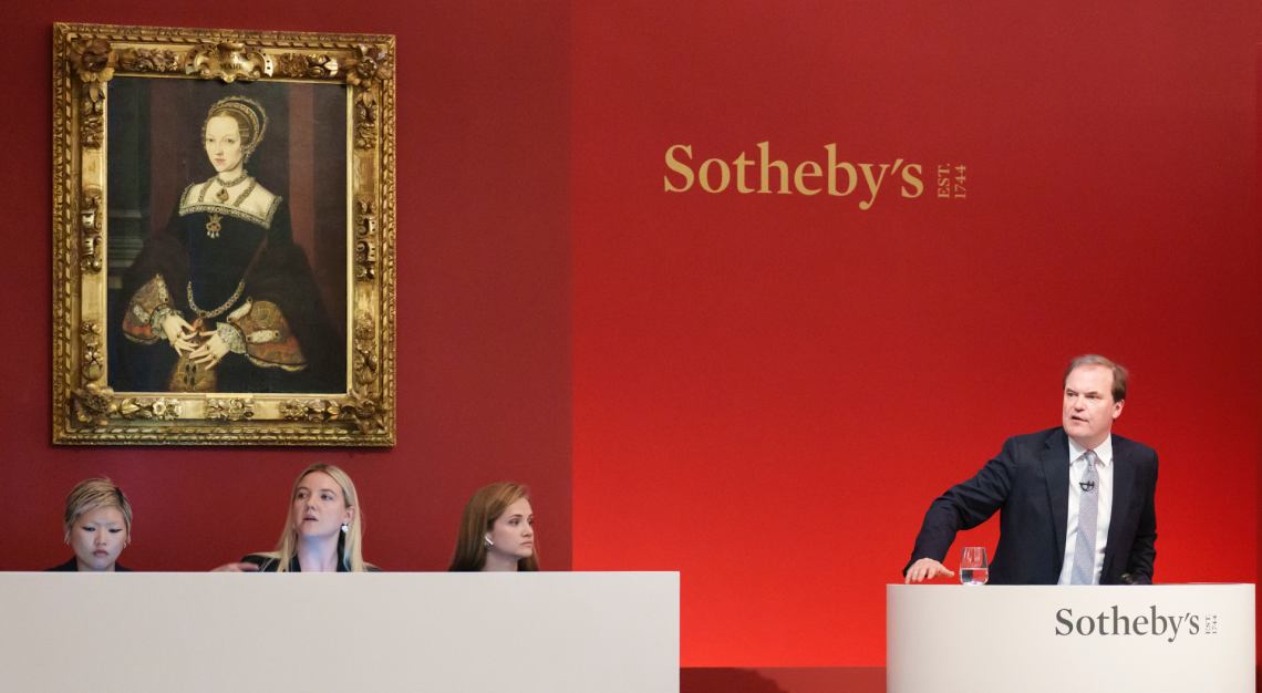 A portrait of Queen Katherine Parr sets a new record for any Tudor ...